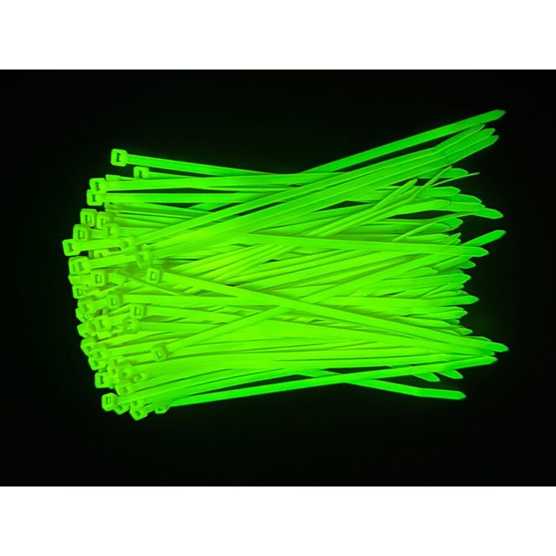 Neon Gul Strips (Kabelbindere) - 200 x 4,8 mm (100 stk) Køb nu!